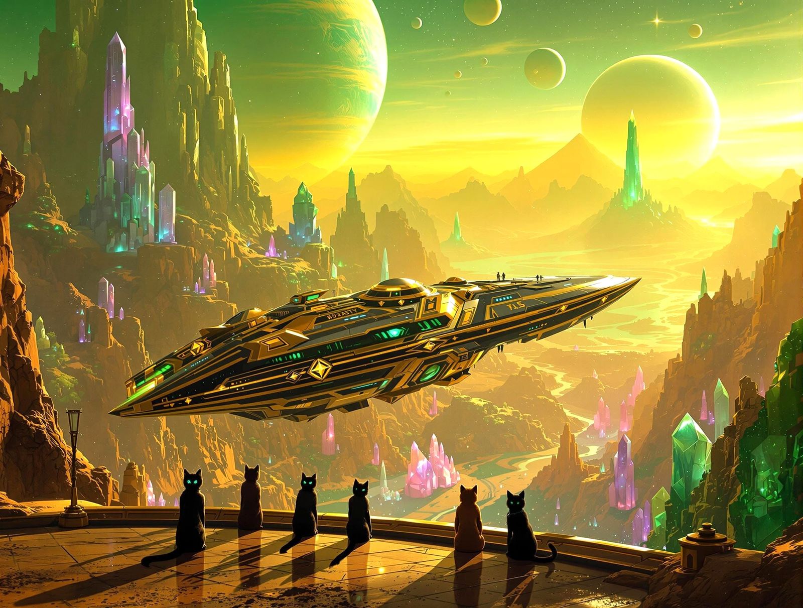 Starship Bastara – Crystalline Garden of Taurus