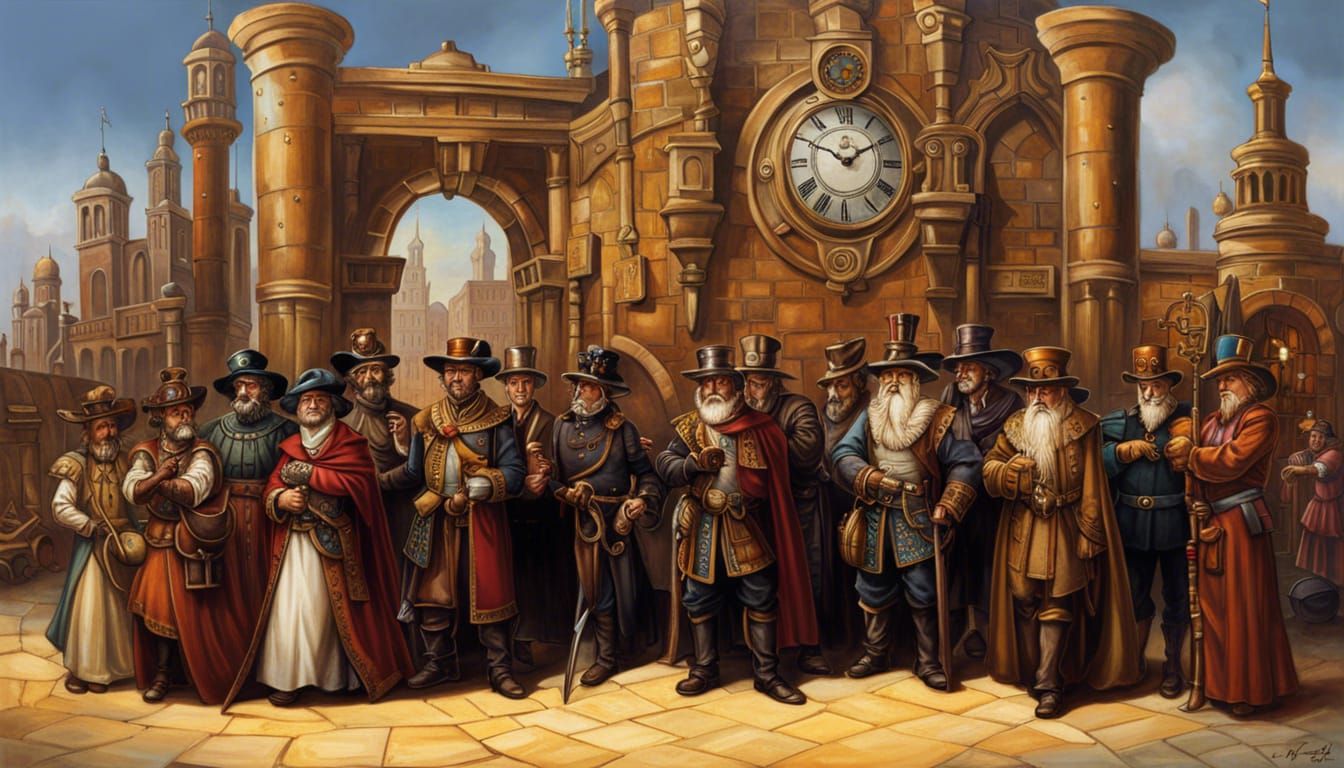 Steampunk Pre-Raphaelite Discworld? - AI Generated Artwork - NightCafe ...