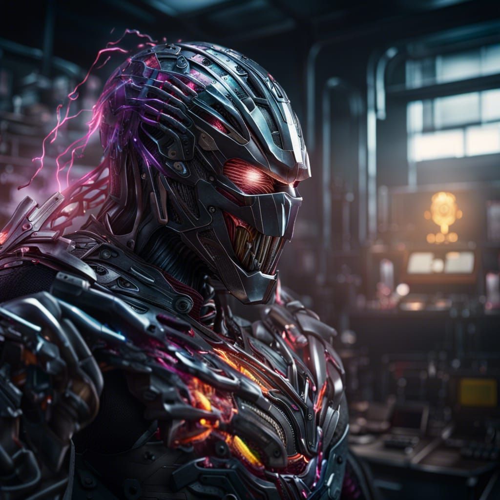 Anti-Monitor Regenerating - AI Generated Artwork - NightCafe Creator