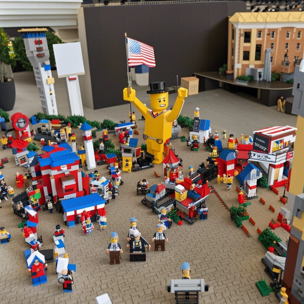 Make Legoland Great Again - AI Generated Artwork - NightCafe Creator