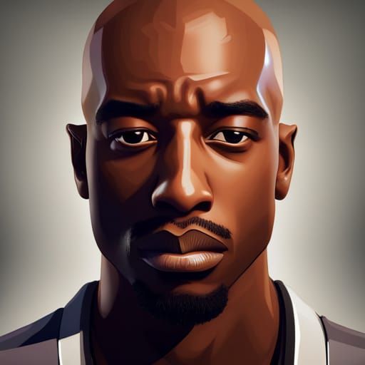 Tupac - AI Generated Artwork - NightCafe Creator