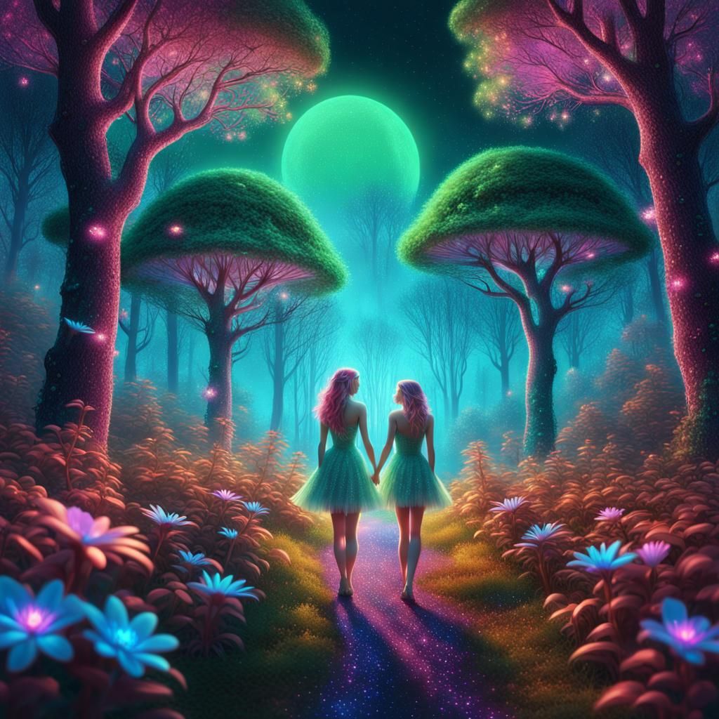 Magical Forest - AI Generated Artwork - NightCafe Creator