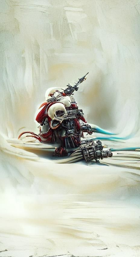 Adeptus Mechanicus Stormtrooper - AI Generated Artwork - NightCafe Creator