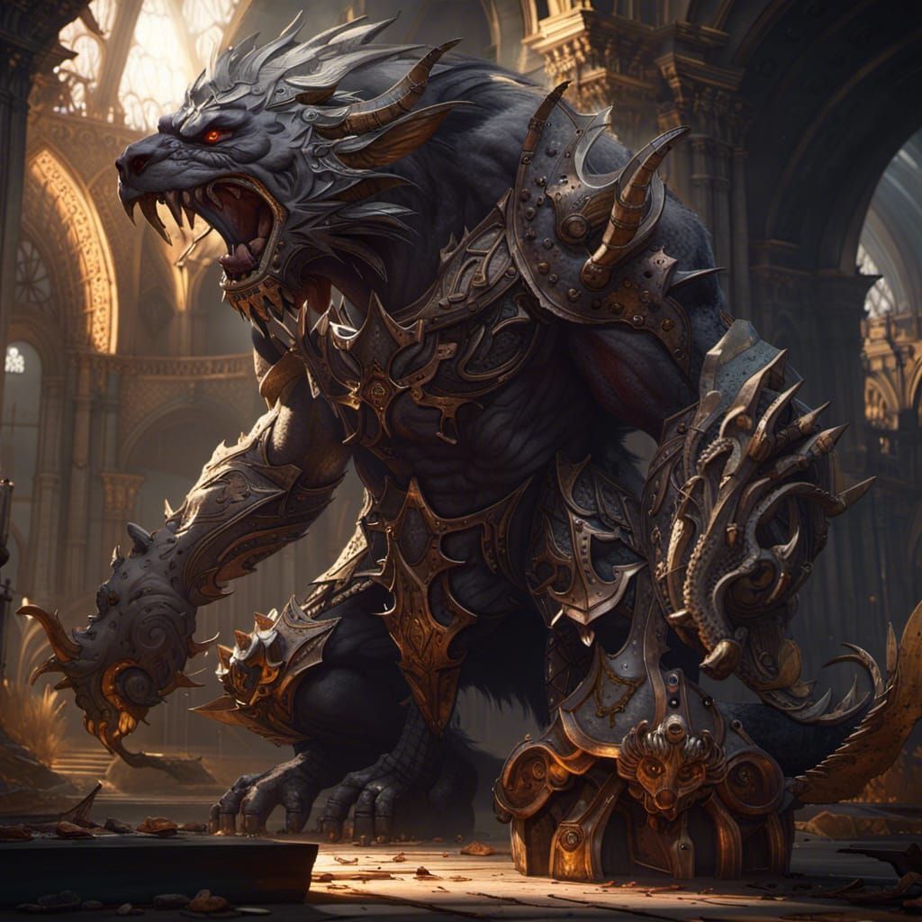 shadow beast - AI Generated Artwork - NightCafe Creator