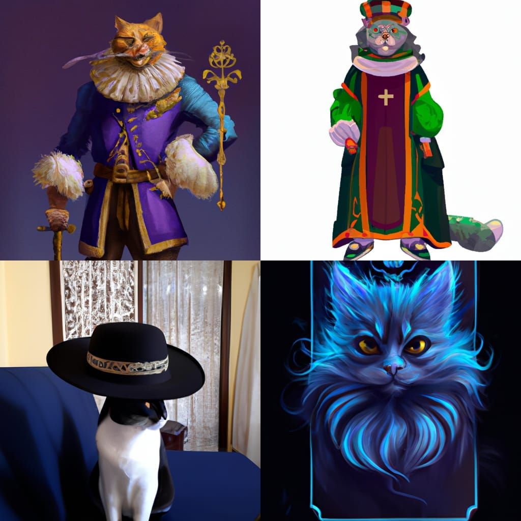 The Musketeer uniform is rich and regal, featuring deep royal blue ...