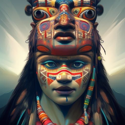 Indigenous - AI Generated Artwork - NightCafe Creator
