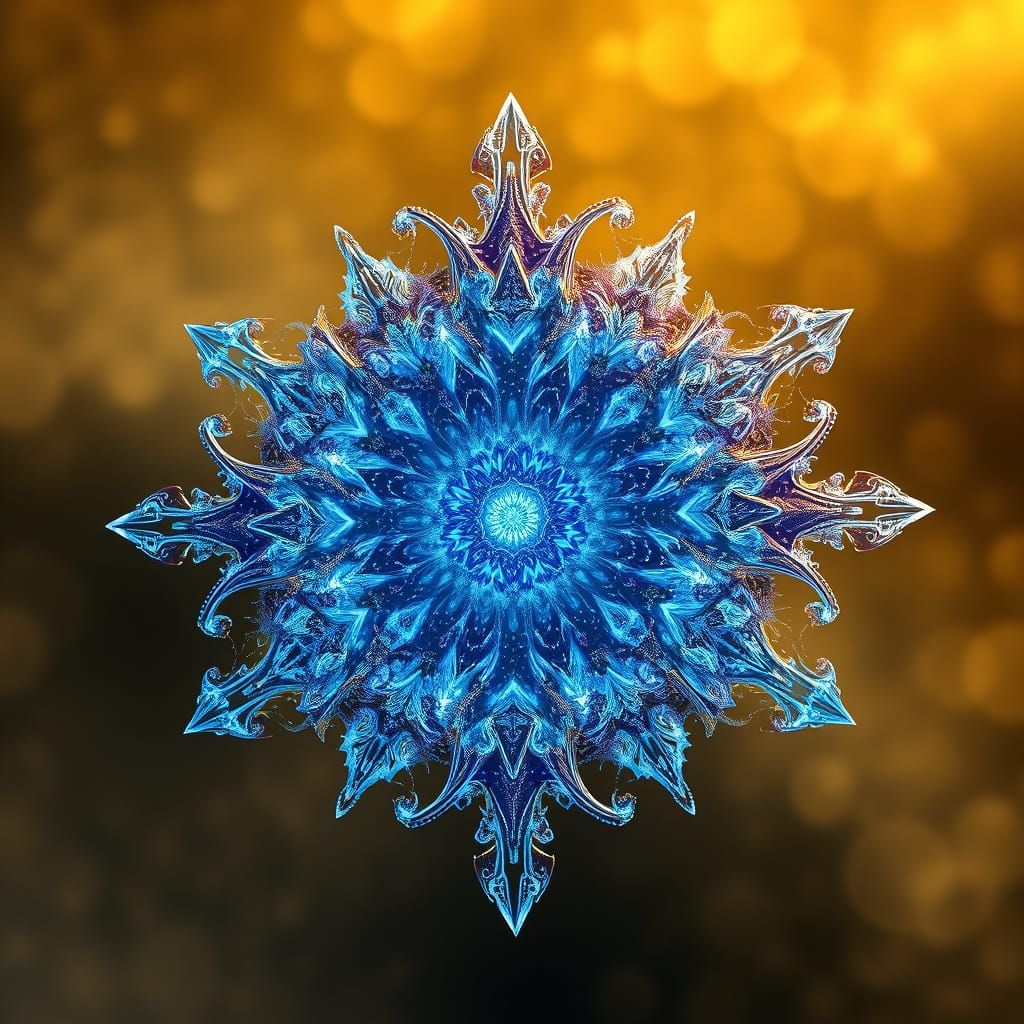 Fractals in Nature... - Hyper-Realistic Fractal Crystal in V...