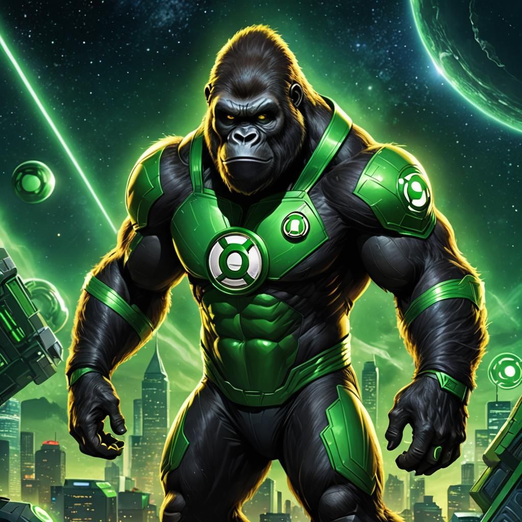 JLApe: Green Lantern - AI Generated Artwork - NightCafe Creator
