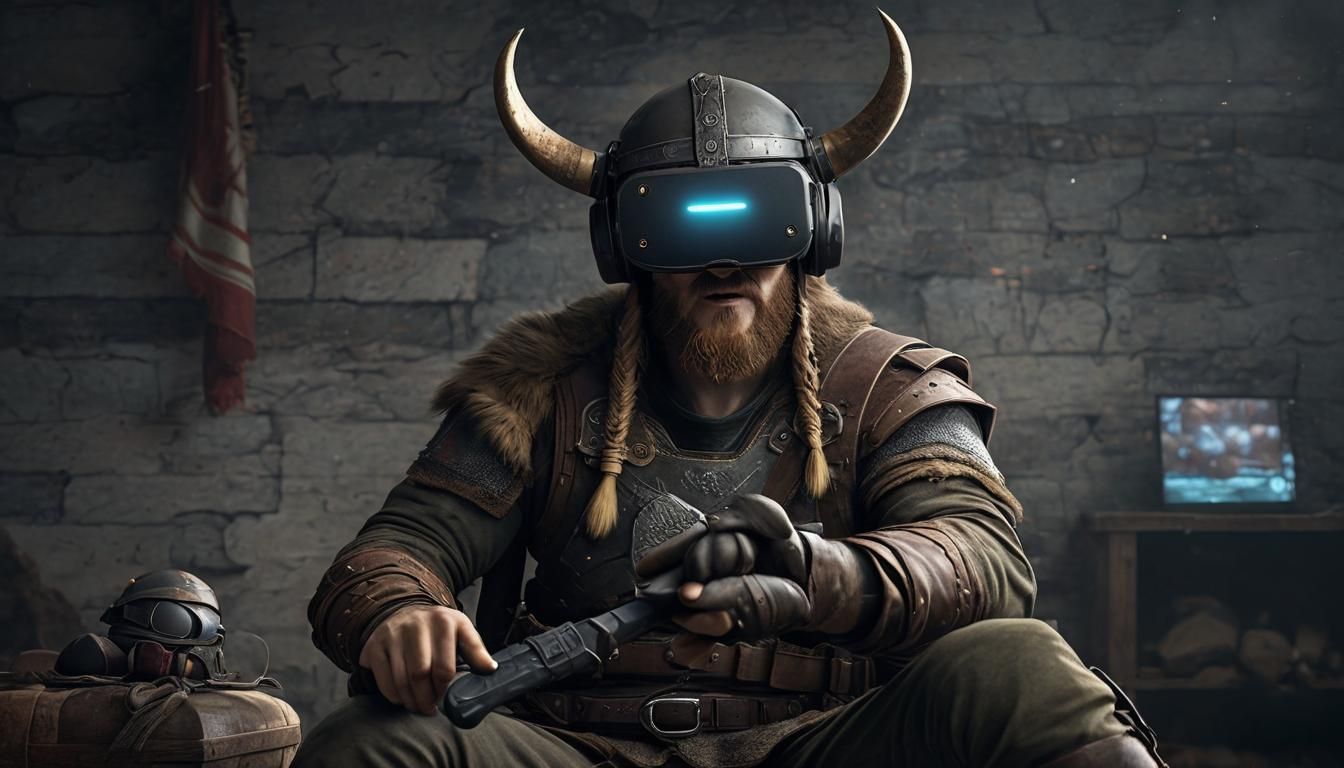 VR Viking - AI Generated Artwork - NightCafe Creator