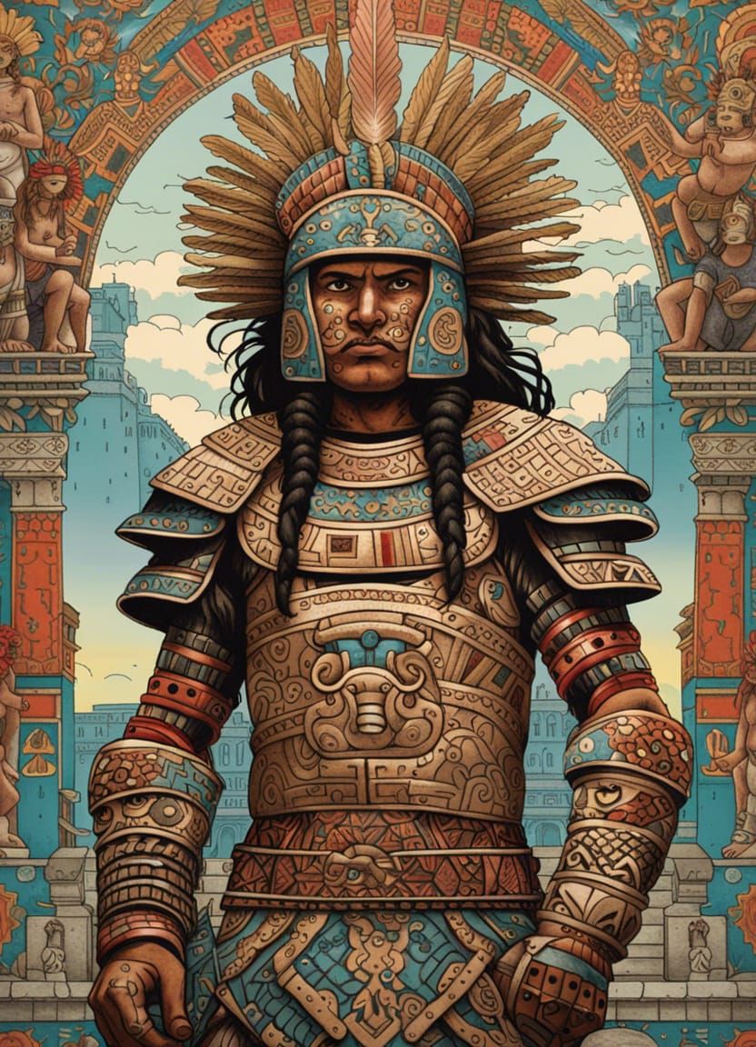 American Warrior #30 Aztec concept - AI Generated Artwork - NightCafe ...