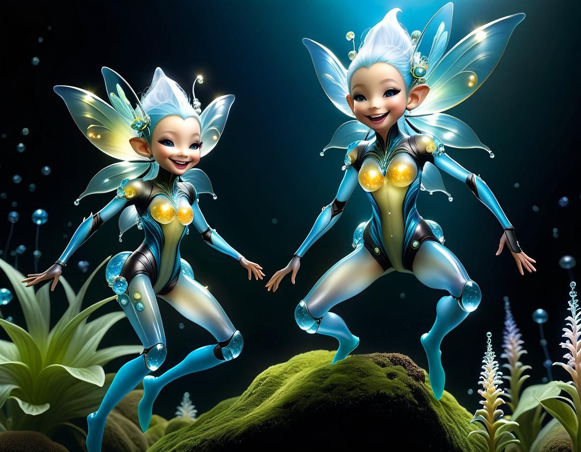 WATER IMPS - AI Generated Artwork - NightCafe Creator