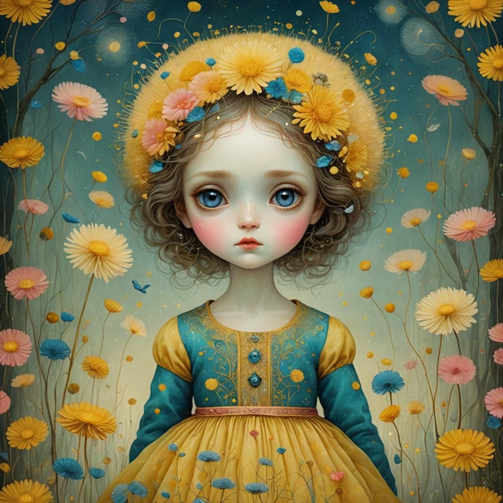 Little girl - AI Generated Artwork - NightCafe Creator