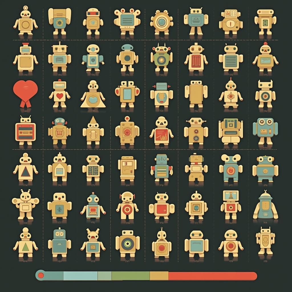 a robot chart 3 - a robot chart 3