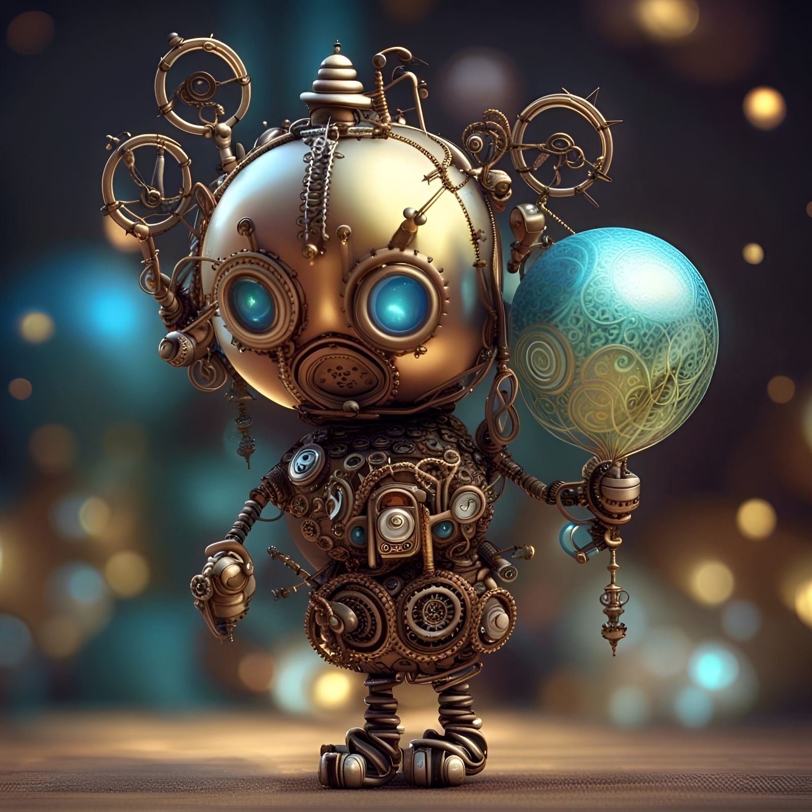 Balloon Bot - AI Generated Artwork - NightCafe Creator