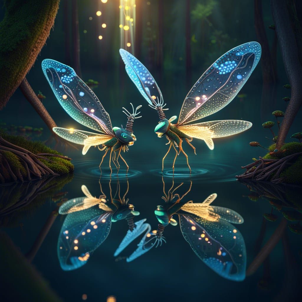 Mythical Bugs - AI Generated Artwork - NightCafe Creator