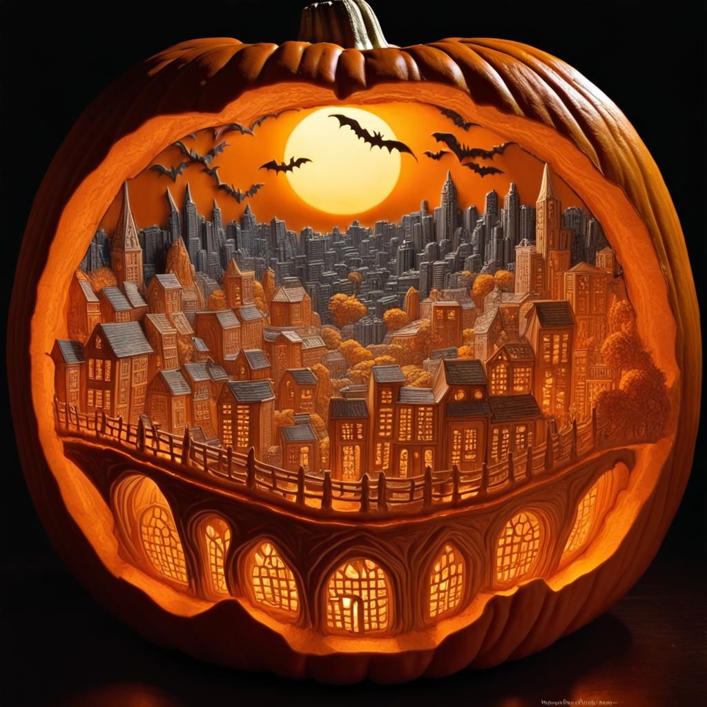 The Big Pumpkin - AI Generated Artwork - NightCafe Creator