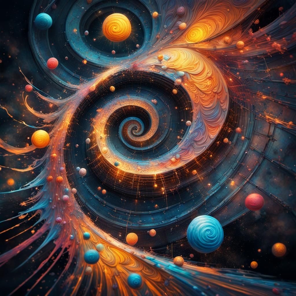 Oops, spilled some ink on a galaxy - AI Generated Artwork - NightCafe ...