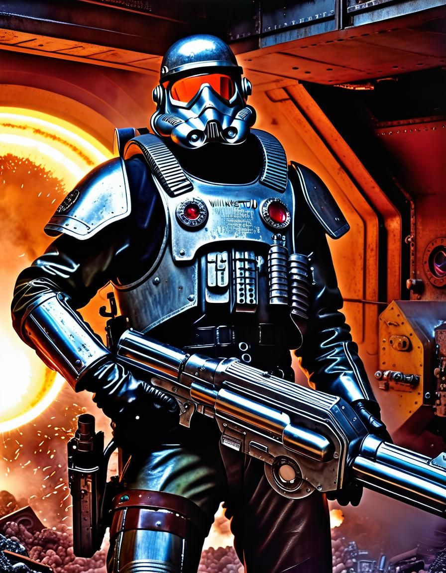 Vault Trooper - AI Generated Artwork - NightCafe Creator