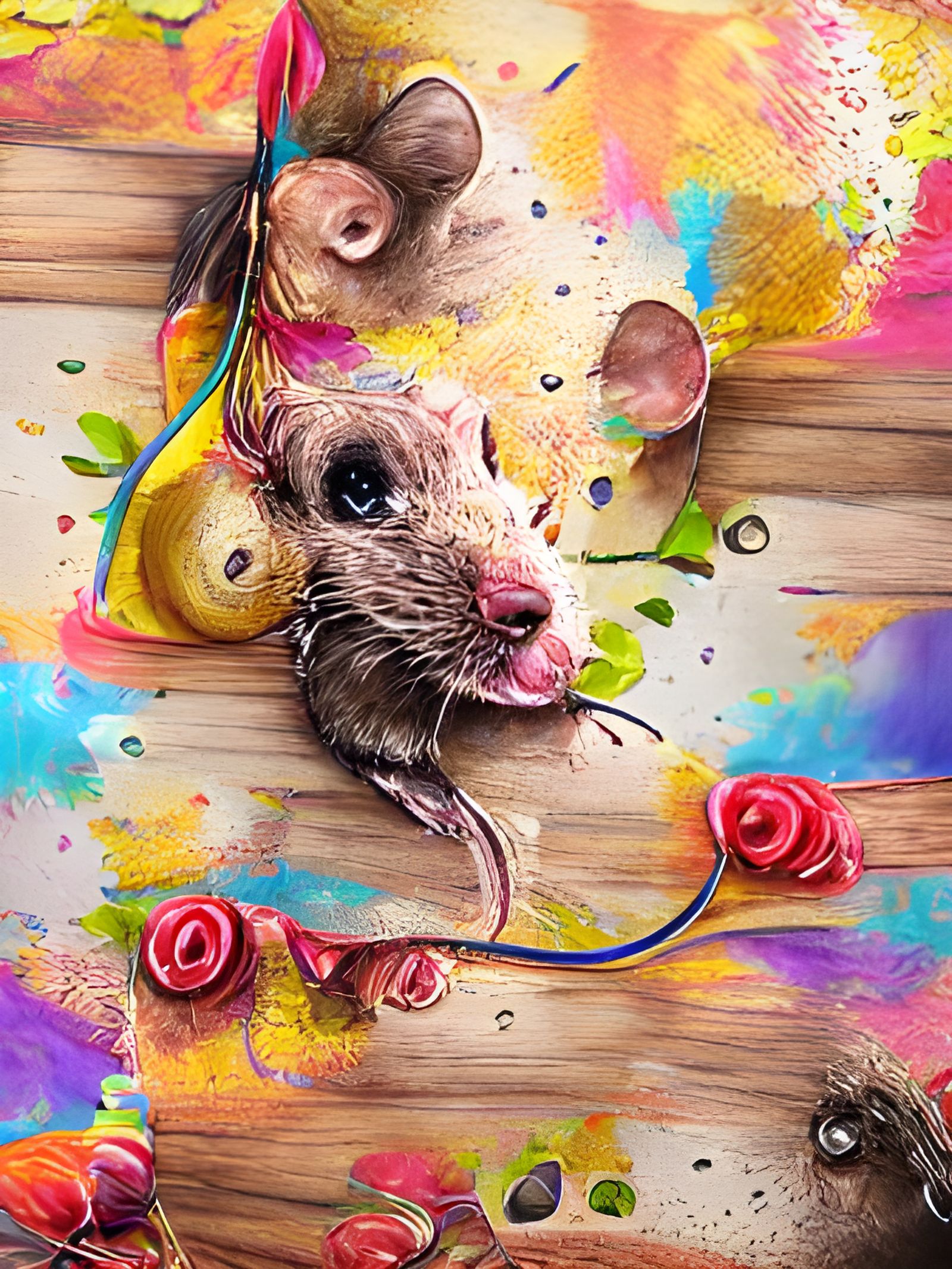 A Cute Rat - AI Generated Artwork - NightCafe Creator