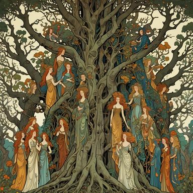 maiden tree 1 - AI Generated Artwork - NightCafe Creator