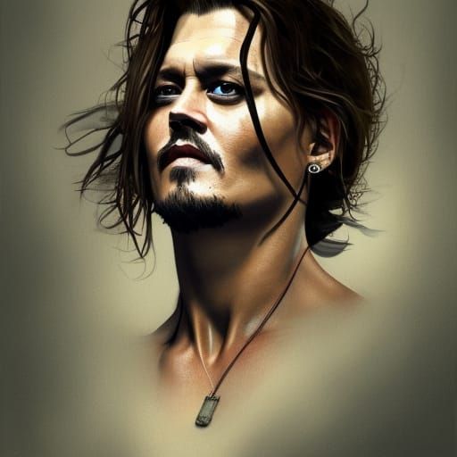 Johnny Depp - AI Generated Artwork - NightCafe Creator