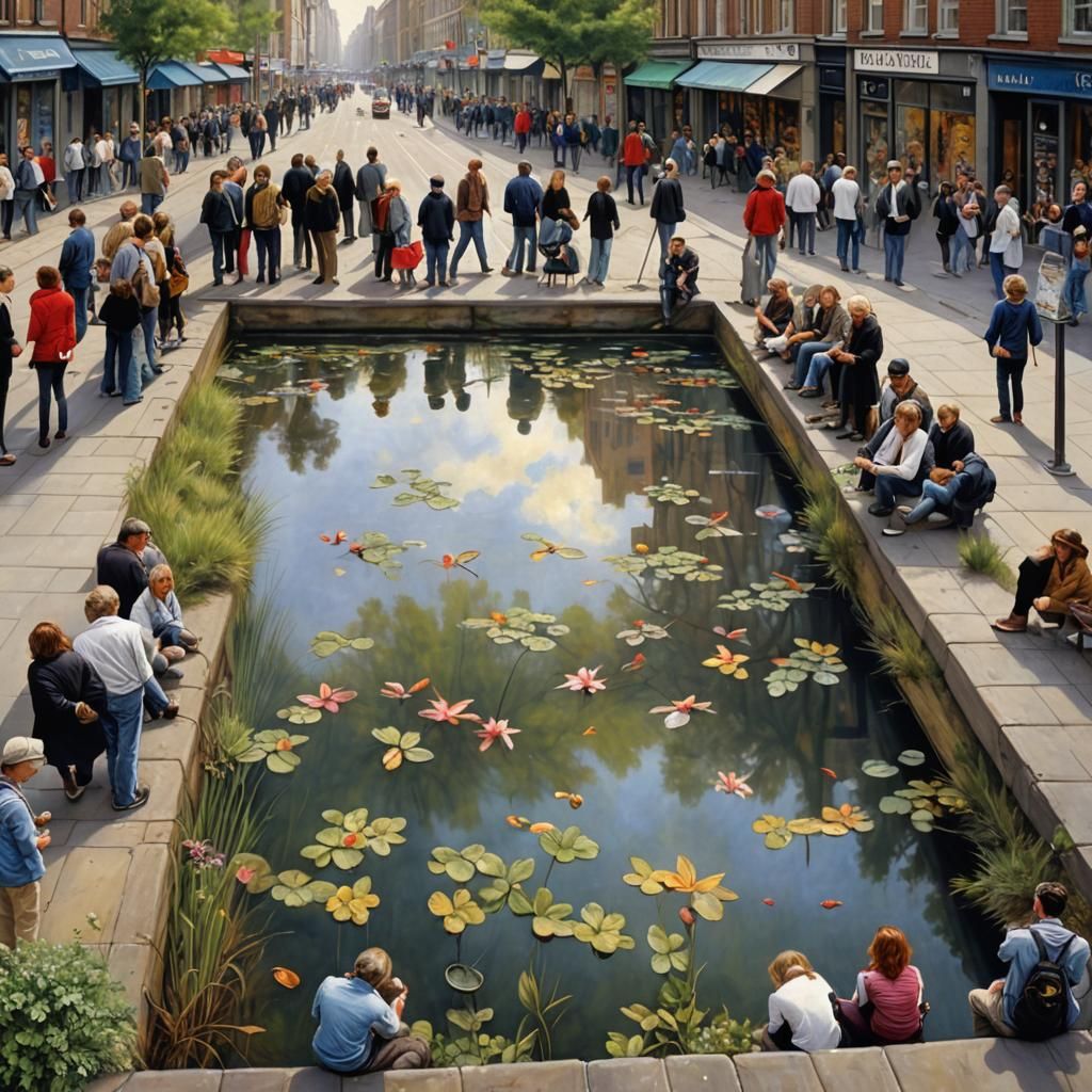 Pavement Art 3 - AI Generated Artwork - NightCafe Creator