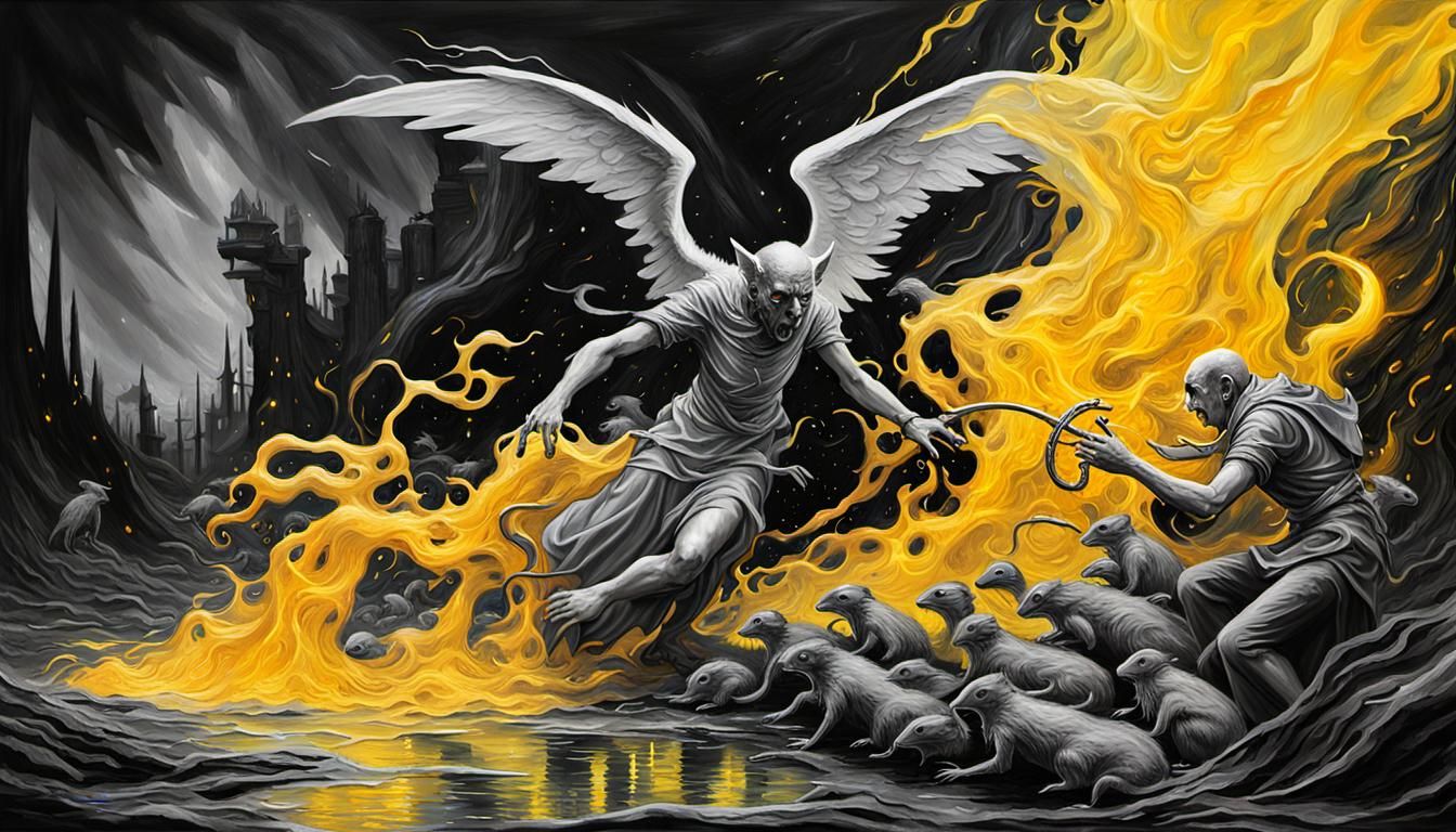 New Fallout... Fallen angel - AI Generated Artwork - NightCafe Creator