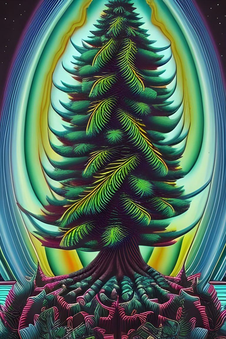 Hyperdimensional spruce - AI Generated Artwork - NightCafe Creator