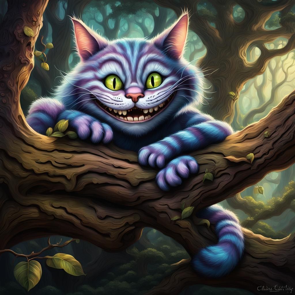 Cheshire Cat - AI Generated Artwork - NightCafe Creator