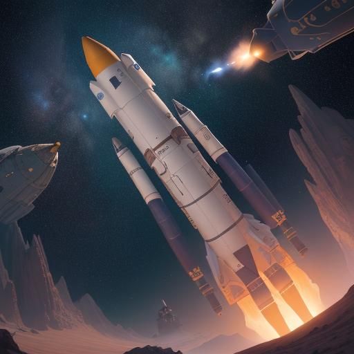 Illustrate the wonders of space exploration with cosmic with fit colors ...