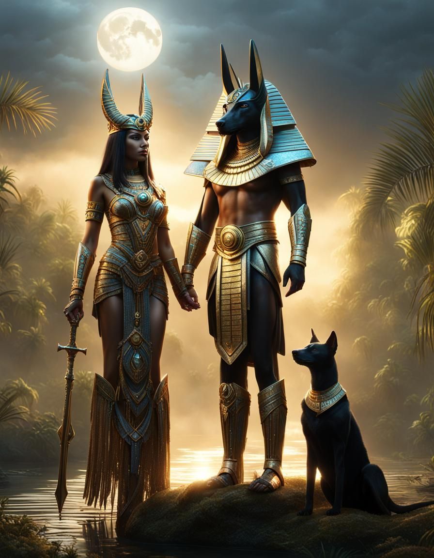 Moonlight hunt - AI Generated Artwork - NightCafe Creator