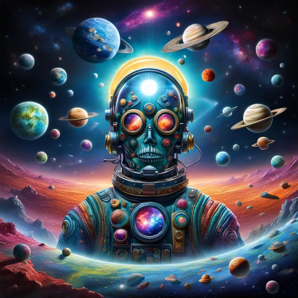 Cosmic Madness - AI Generated Artwork - NightCafe Creator