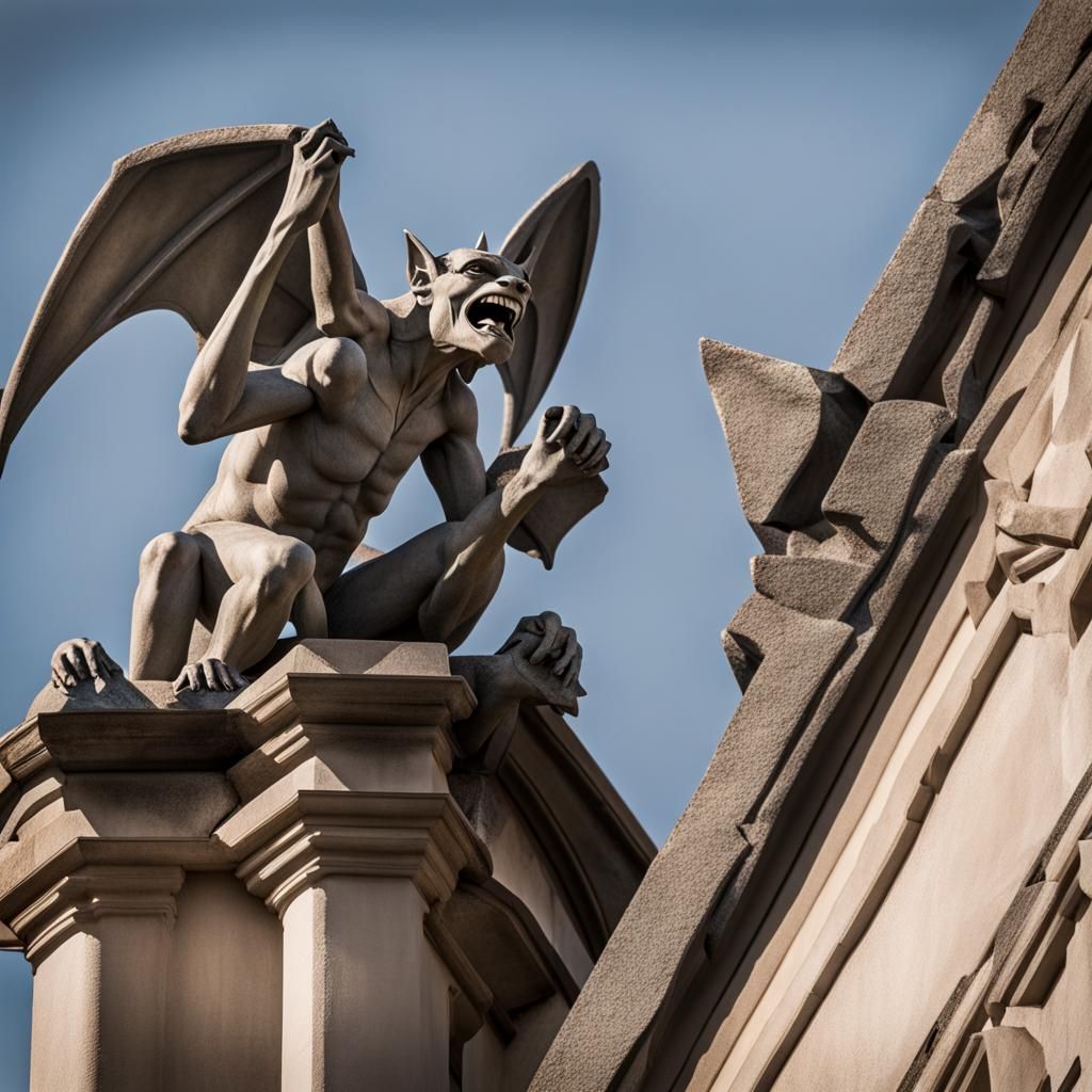 gargoyle - AI Generated Artwork - NightCafe Creator