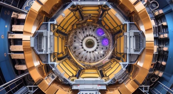 The Large Hadron Collider - AI Generated Artwork - NightCafe Creator