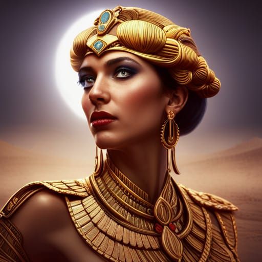 Cleopatra - AI Generated Artwork - NightCafe Creator