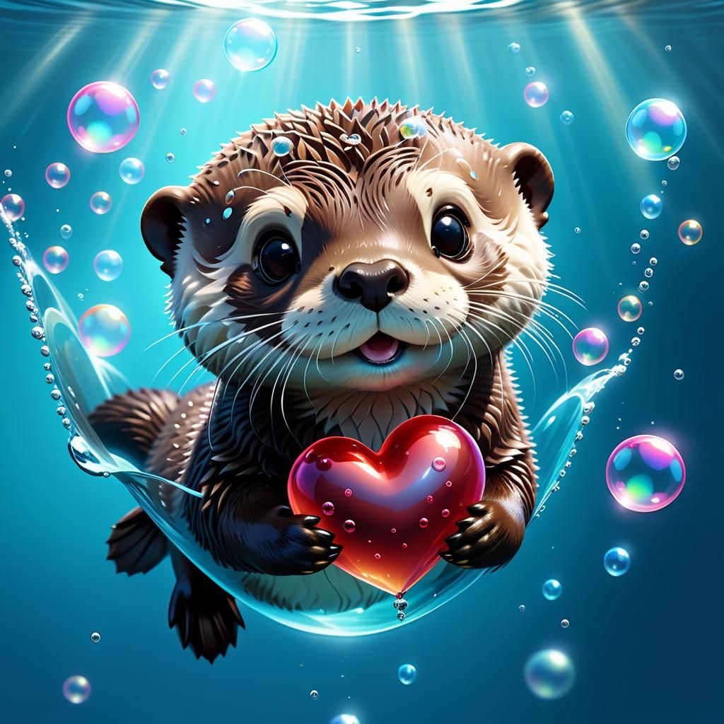 Otter - AI Generated Artwork - NightCafe Creator
