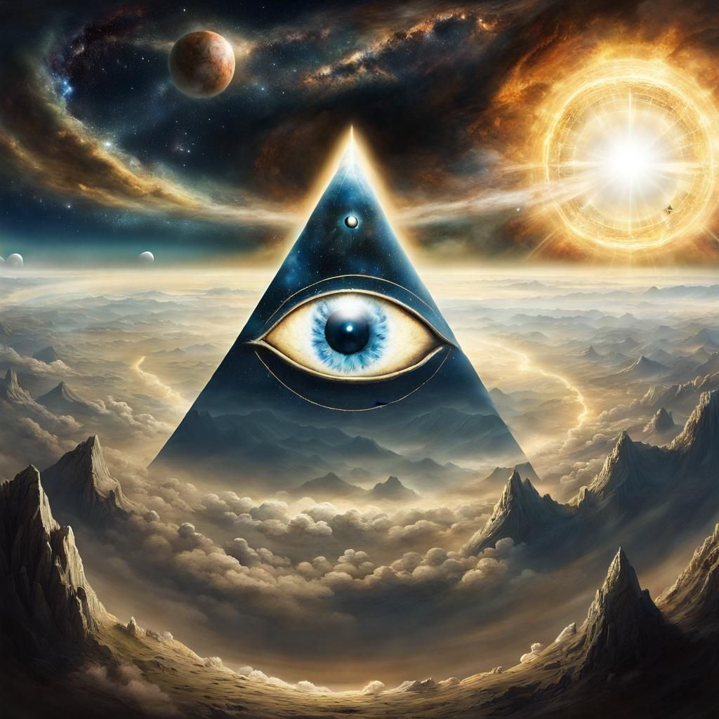 all-seeing eye - AI Generated Artwork - NightCafe Creator