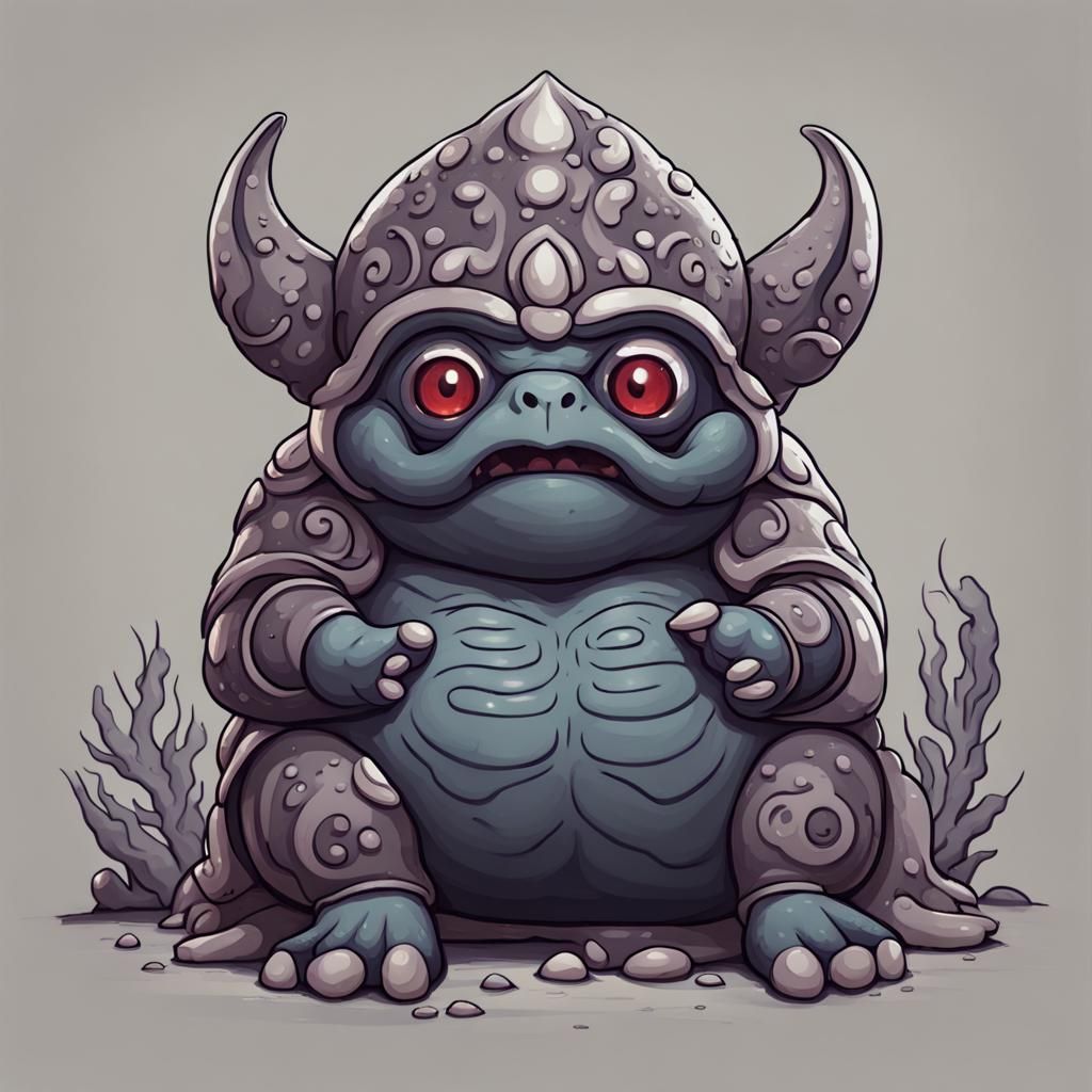 Cute Tsathoggua - AI Generated Artwork - NightCafe Creator