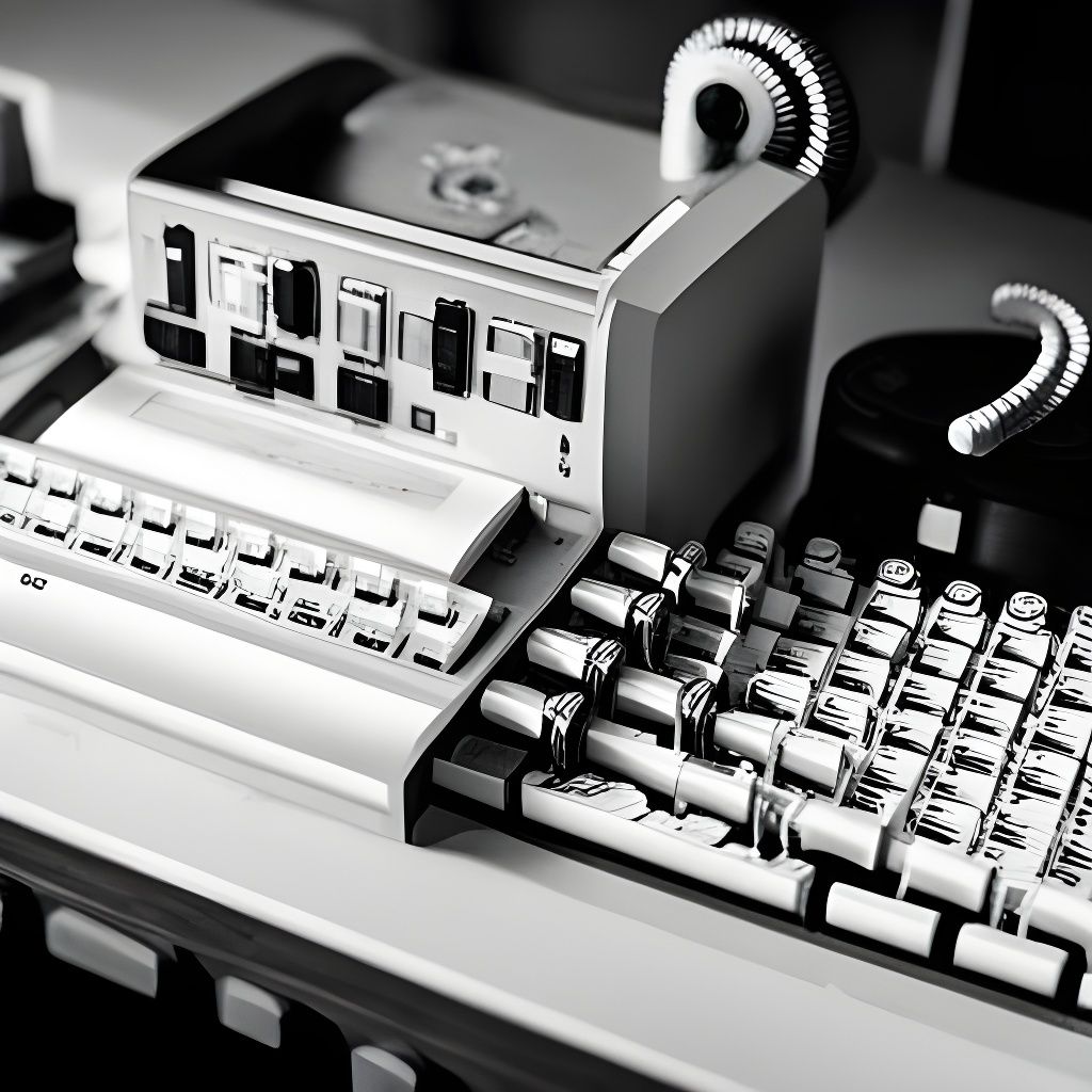 Early computer 1950s - AI Generated Artwork - NightCafe Creator