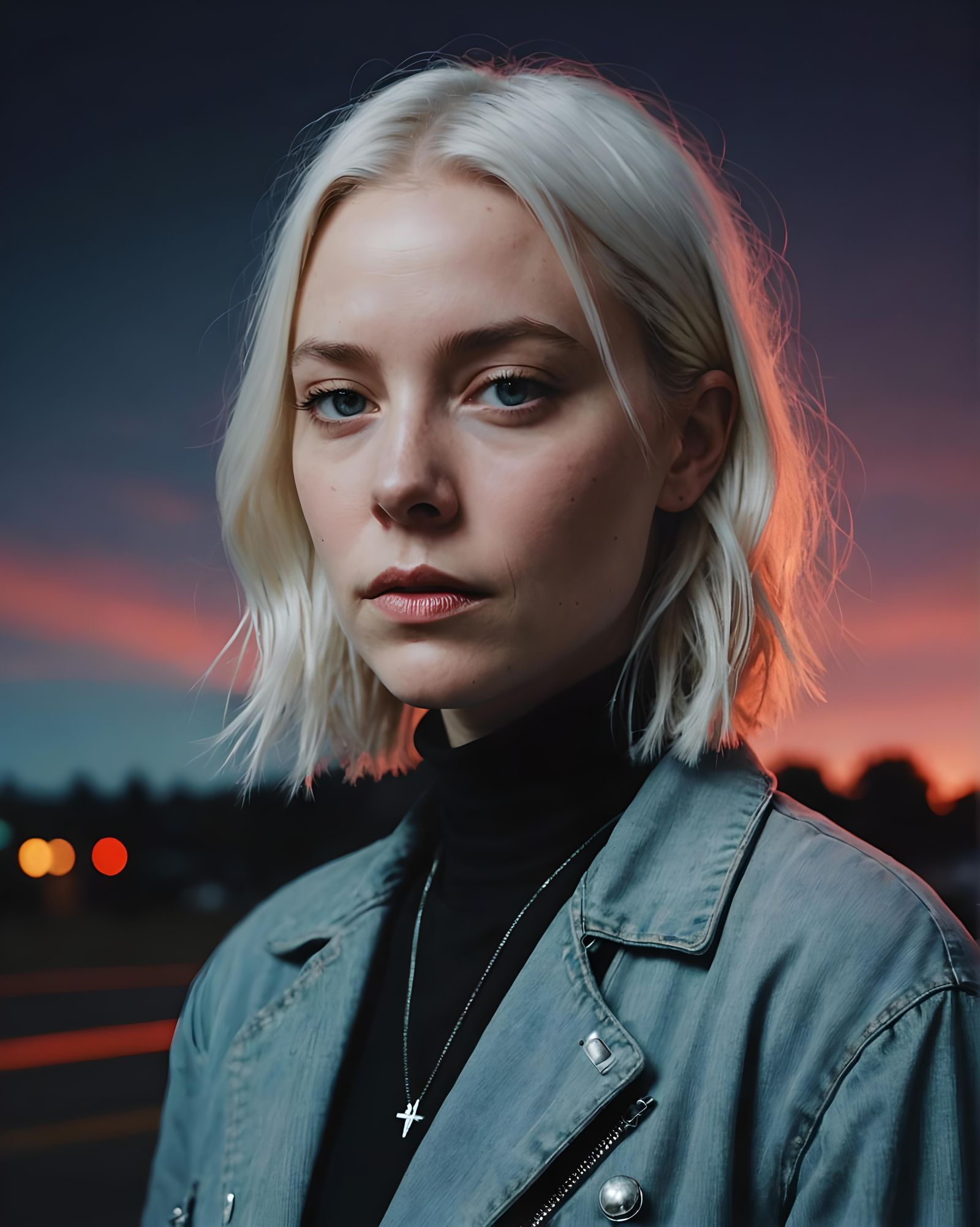 Phoebe bridgers album concept art 8K resolution motion blur surrealism ...