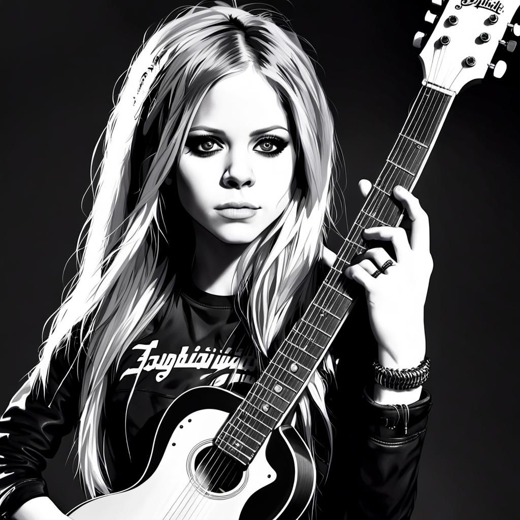Avril Lavigne - AI Generated Artwork - NightCafe Creator