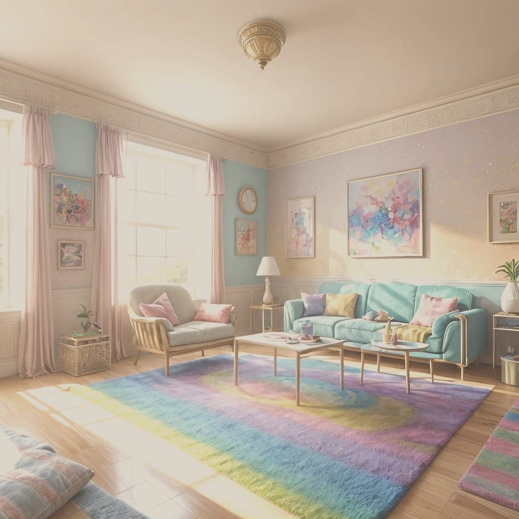 Kidliminal - Dreamy Liminal Playspace in Kidcore Watercolor