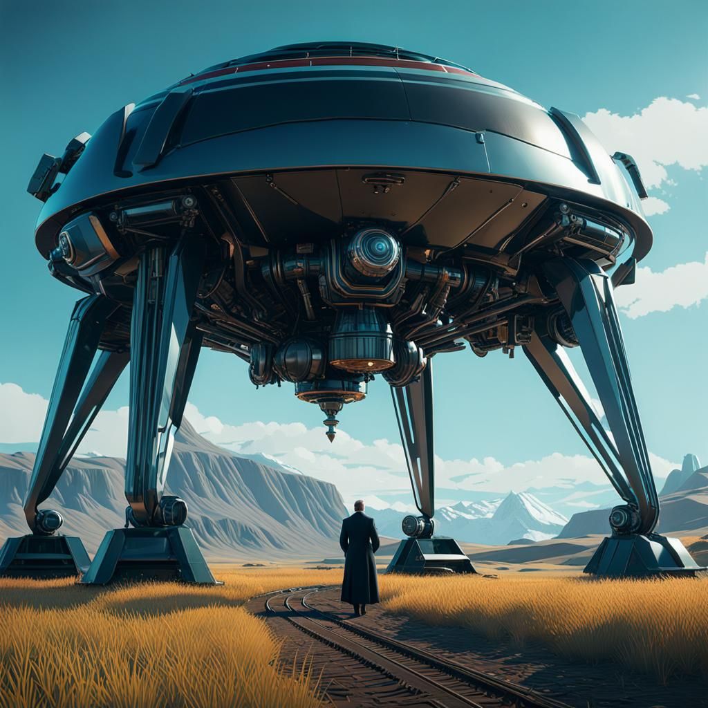 dignified, English butler, Alfred Pennyworth, design by Simon Stålenhag ...