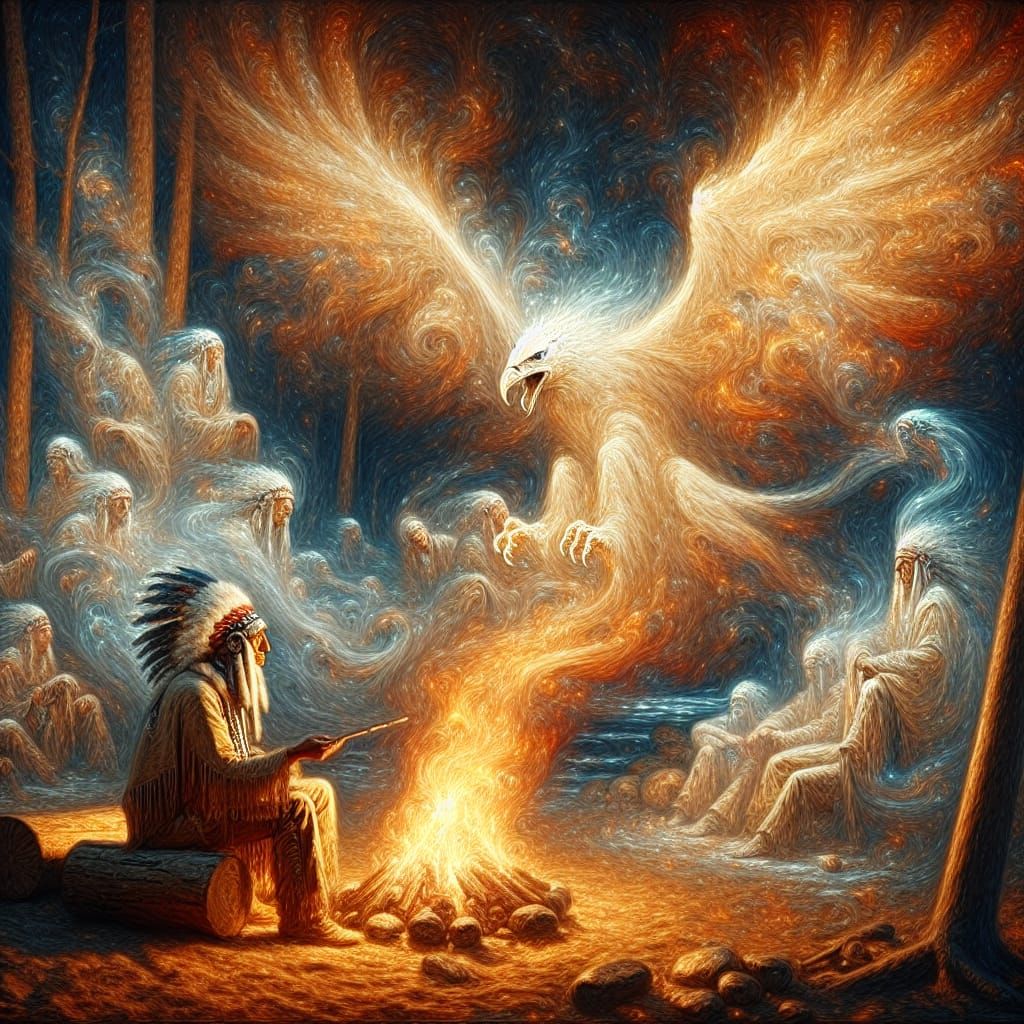 The chiefs ancestors - AI Generated Artwork - NightCafe Creator