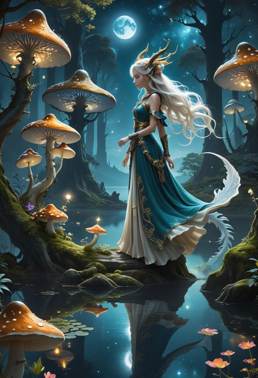 Elven Witcher Princess - AI Generated Artwork - NightCafe Creator