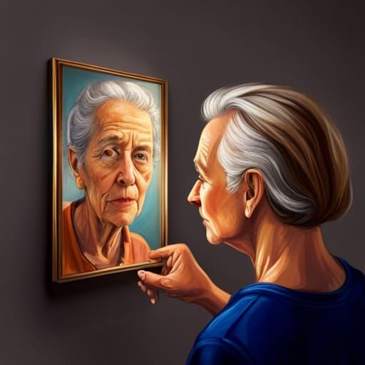 Mirror self - AI Generated Artwork - NightCafe Creator