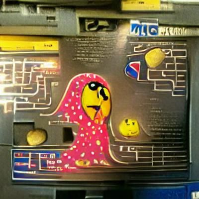 Ms. Pac-Man - AI Generated Artwork - NightCafe Creator