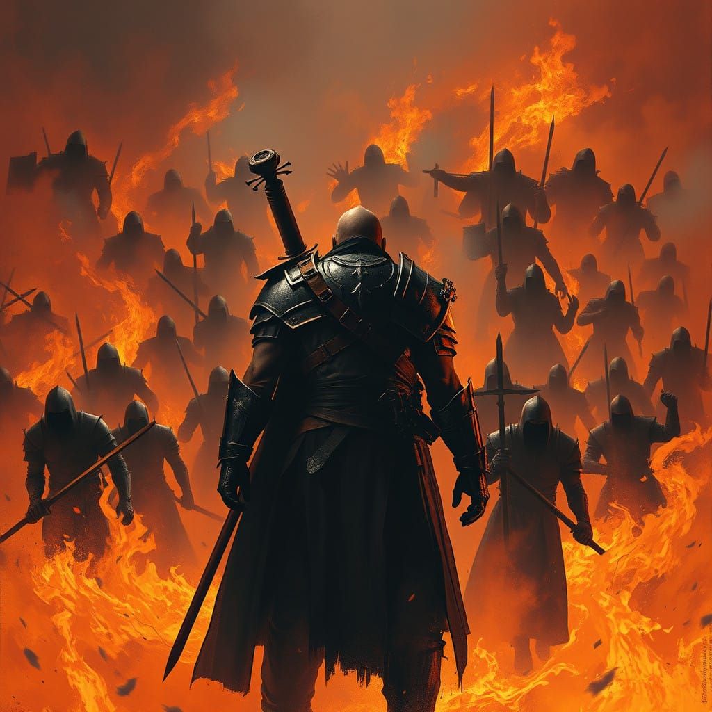Baptized in fire, forty to one - Warrior Amidst Blazing Hord...