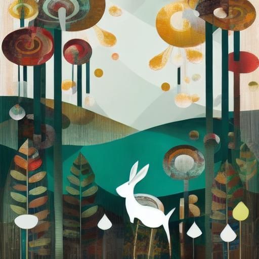 Beautiful rustic mosaic patchwork, abstract, surreal, sharp, focused ...