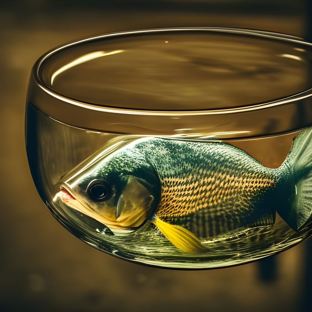 Fishy in a Dishy - AI Generated Artwork - NightCafe Creator